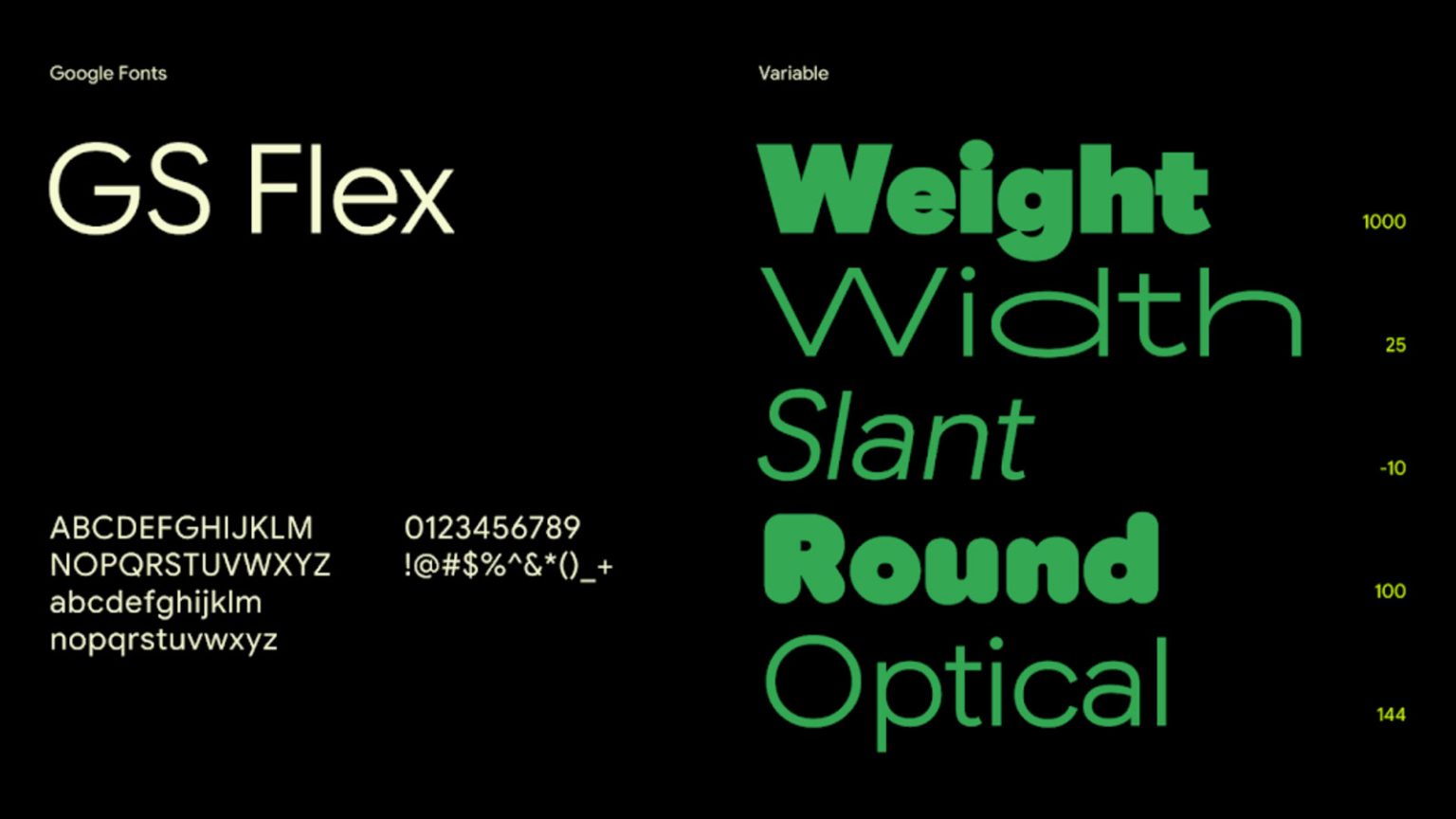 Font sans flex di google ora disponibile per tutti